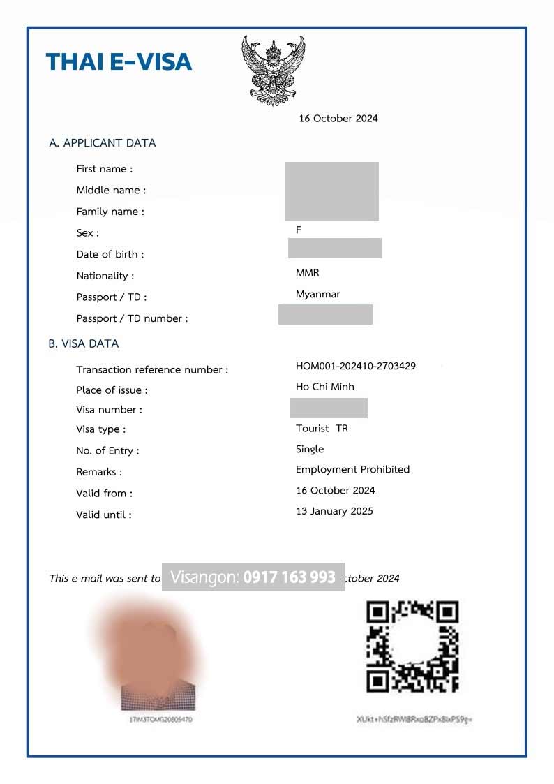 Hướng dẫn xin evisa công tác Thái Lan cho người nước ngoài